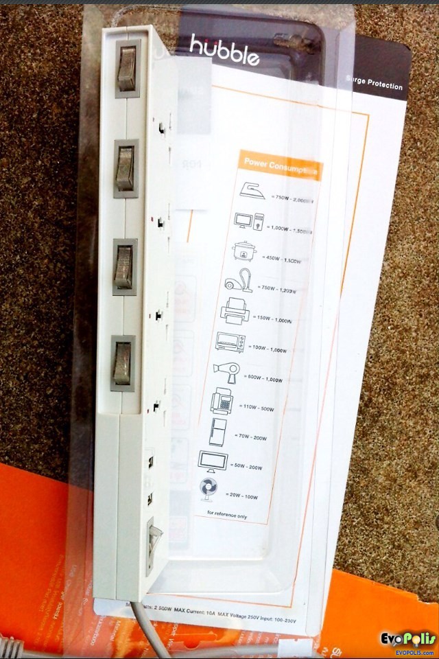 Hubble Power Strip with dual USB ports – รีวิว รางปลั๊กไฟ สวิตช์แยกสอง ...